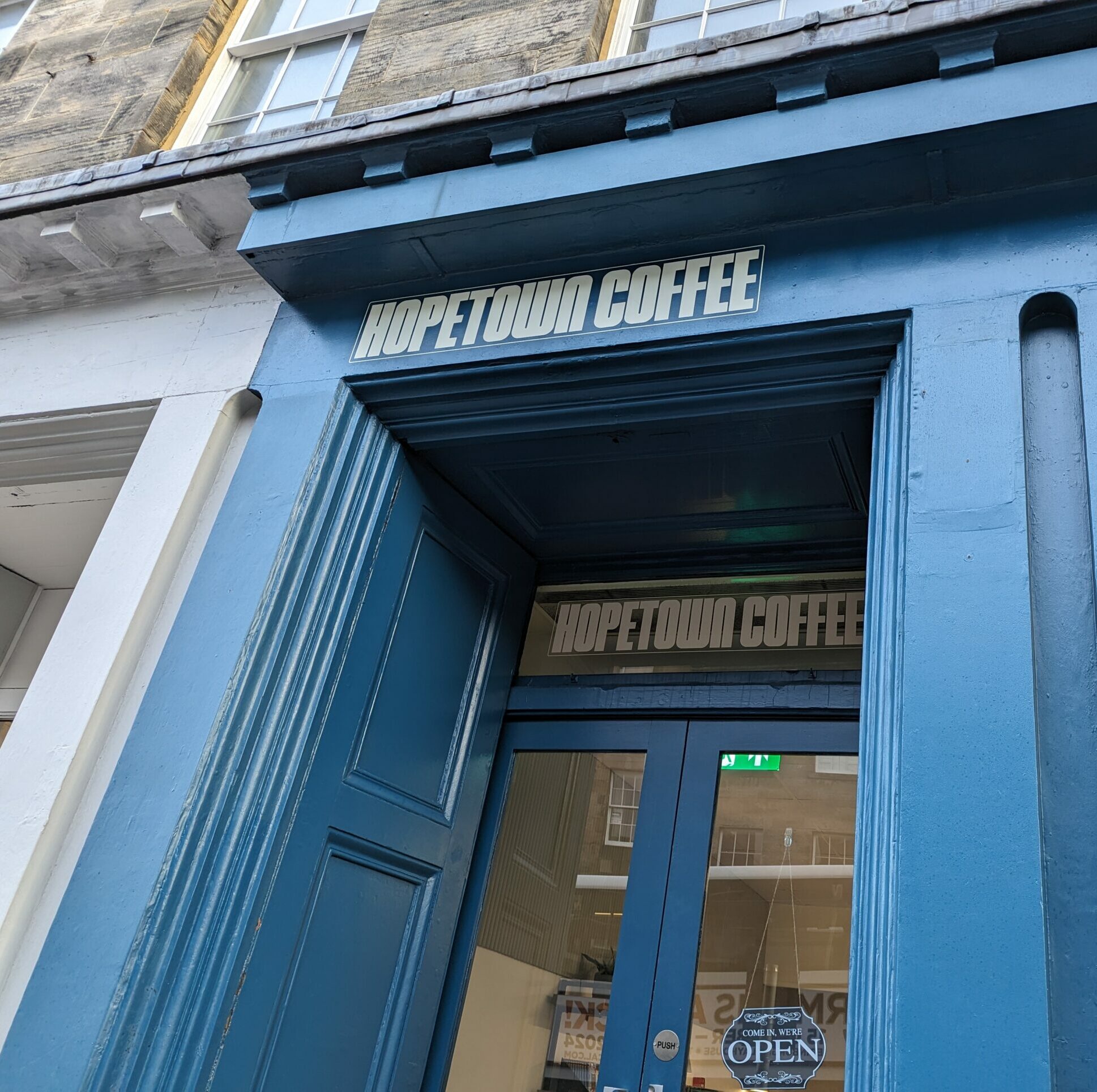 Hopetown Coffee - not-for-profit coffee shop in Edinburgh